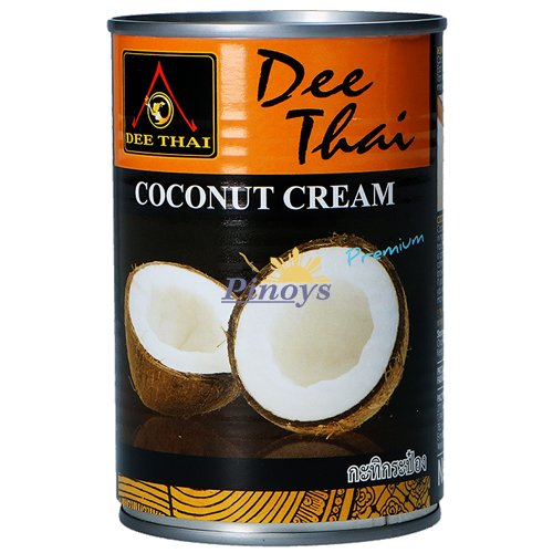 Coconut cream 20-22% milkfat 400 ml - Dee Thai :: Pinoys.eu
