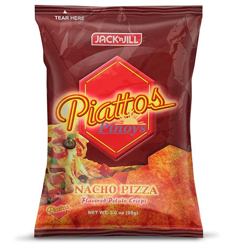 Piattos Nacho Pizza flavoured snack 85 g - Jack & Jill's :: Pinoys.eu