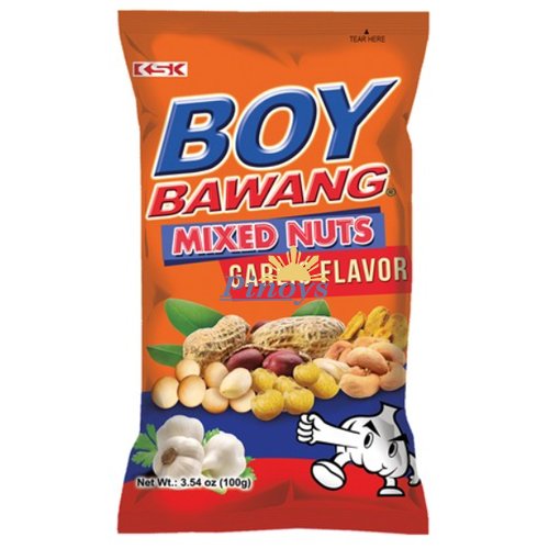Boy Bawang - Mixed Nuts with Garlic Flavour 85 g - KSK Food :: Pinoys.eu
