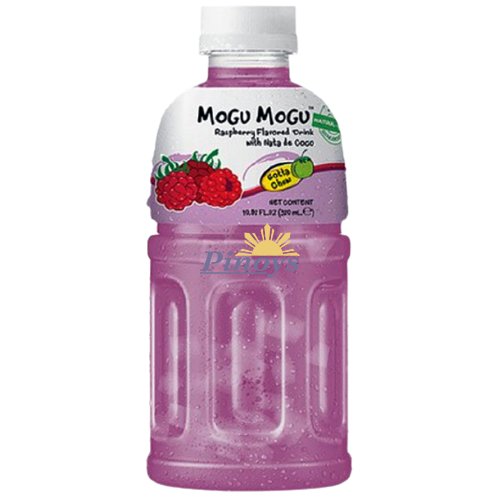 Mogu mogu Raspberry drink with nata de coco 320 ml - Sappe :: Pinoys.eu