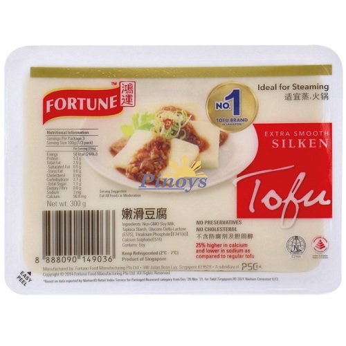 Tofu Extra Smooth, Silken 300 g - Fortune Brand :: Pinoys.eu