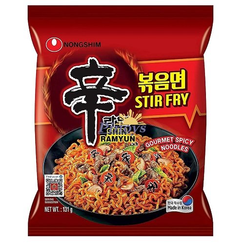 Instantní pikantní smažené nudle Shin Ramyun 131 g - Nongshim :: Pinoys.cz
