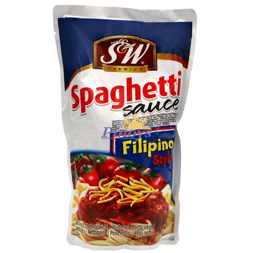 Spaghetti Sauce Filipino Style 1 kg - S & W :: Pinoys.eu