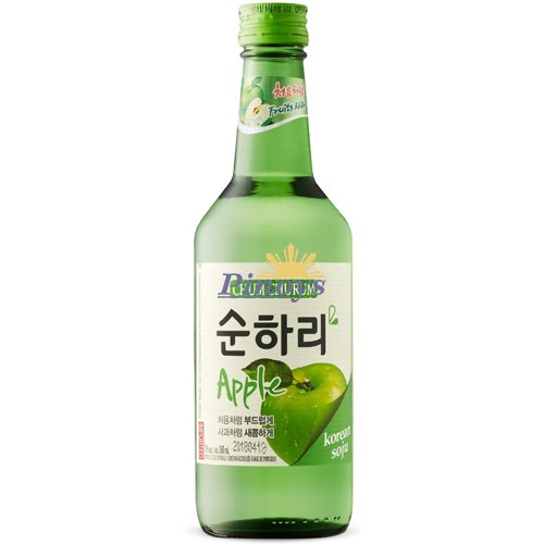 Soju Korean alcoholic drink Apple flavour 360 ml - Chum Churum :: Pinoys.eu