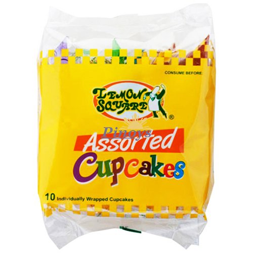 Cupcakes Assorted flavours (10 pcs x 30g) 300 g - Lemon Square :: Pinoys.eu