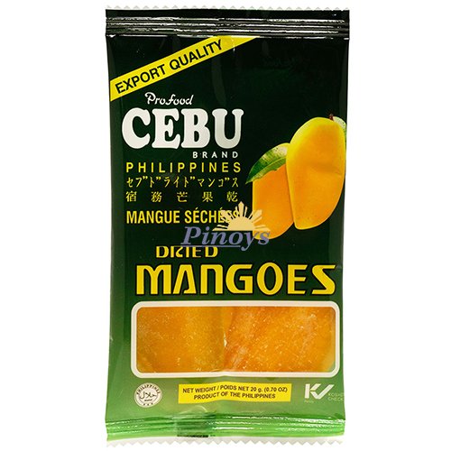 Dried Yellow Carabao Mangoes 50 g - Profood Cebu :: Pinoys.eu