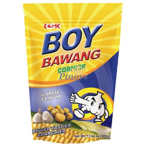 Boy Bawang - Garlic Corn Snack 500 g - KSK Food :: Pinoys.eu