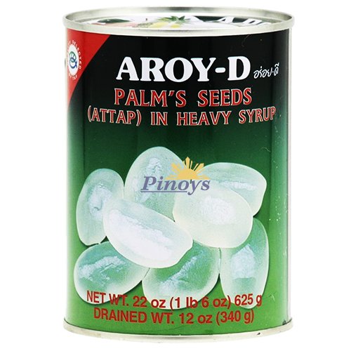 Palm Fruit in Syrup, Kaong, Attap 625 g - Aroy-D :: Pinoys.eu