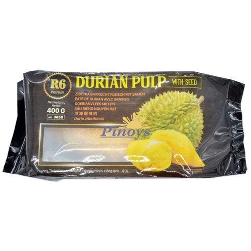 Durian Pulp with Seed 400 g - R6 :: Pinoys.eu