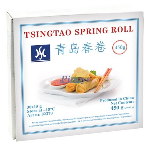 Vegetable Mini Spring rolls 450 g (30x15g) - Tsingtao :: Pinoys.eu