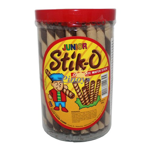 Wafer sticks, chocolate 380 g - Junior Stik-O :: Pinoys.eu