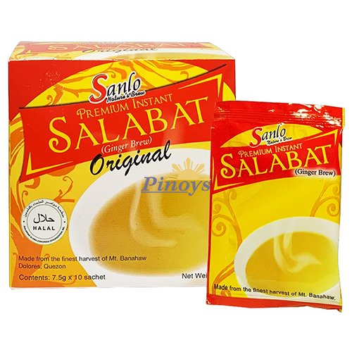 Salabat Instant Ginger Tea (10x7,5g) 75 g - Sanlo :: Pinoys.eu