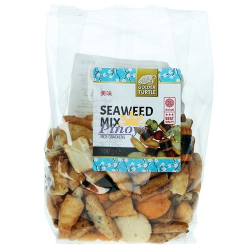 Rice cracker mix with seaweeds 100 g - Golden Turtle :: Pinoys.eu
