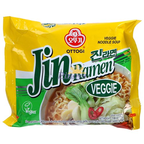 Korean Instant Ramen Noodle Soup, Veggie 110 g - Ottogi :: Pinoys.eu