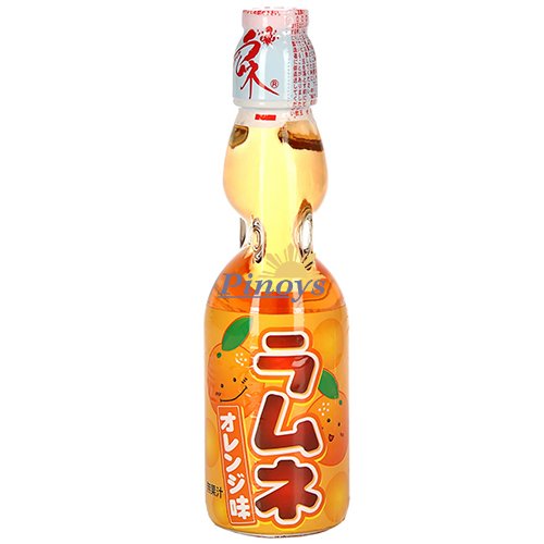 Japanese Ramune Soda, Orange 200 ml - Hata Kosen :: Pinoys.eu