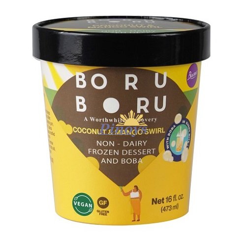 Mango Swirl Boru Boru Boba Ice Cream 473 ml - Buono :: Pinoys.eu