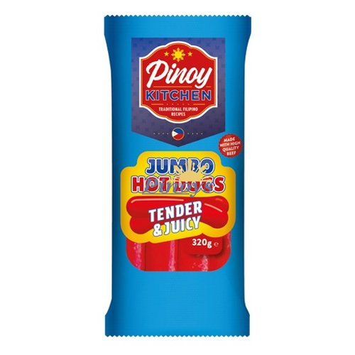 Jumbo Hot dogs Regular 320 g - Pinoy Kitchen :: Pinoys.eu