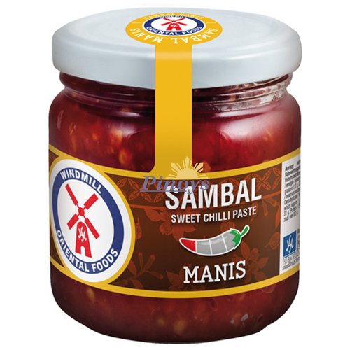 Sambal Manis ochucená sladká chili pasta 200 g - Windmill :: Pinoys.cz