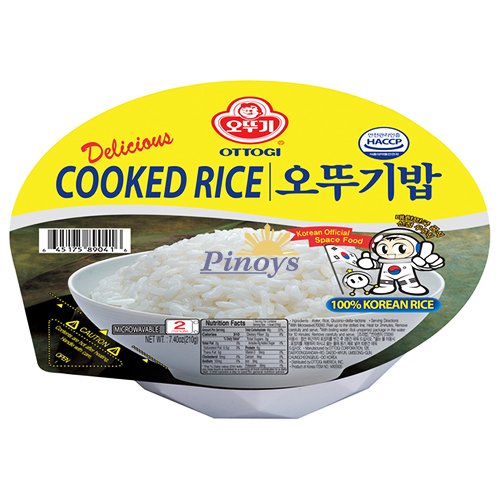 Cooked white rice for Microwave 210 g - Ottogi :: Pinoys.eu