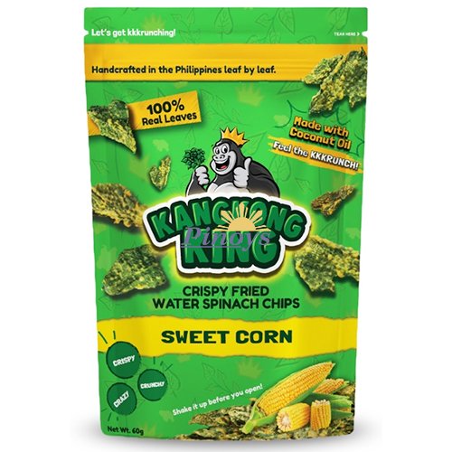 Kangkong King, Crispy Fried Water Spinach Chips Sweet Corn flavoured ...