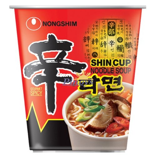 Shin Ramyun cup, spicy 68 g - Nongshim :: Pinoys.eu