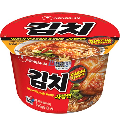 Kimchi Ramyun Flavoured Noodle soup 100 g - Nongshim :: Pinoys.eu