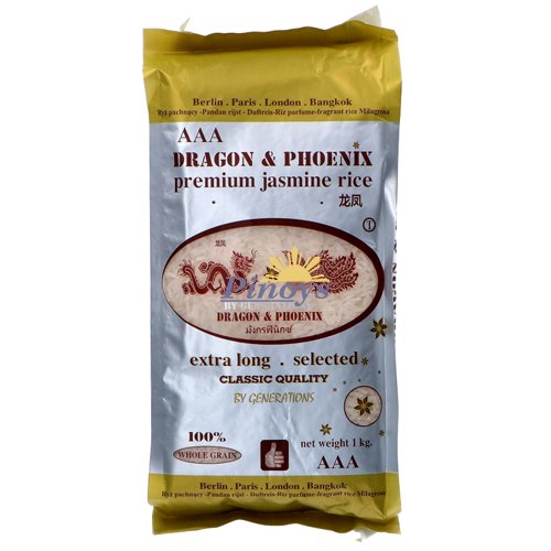 Jasmine rice, Cambodia 1 kg - Dragon & Phoenix :: Pinoys.eu