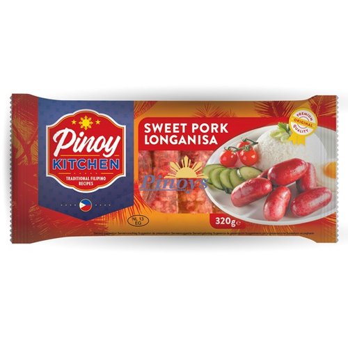 Longanisa Pork Sweet 320 g - Pinoy Kitchen :: Pinoys.eu