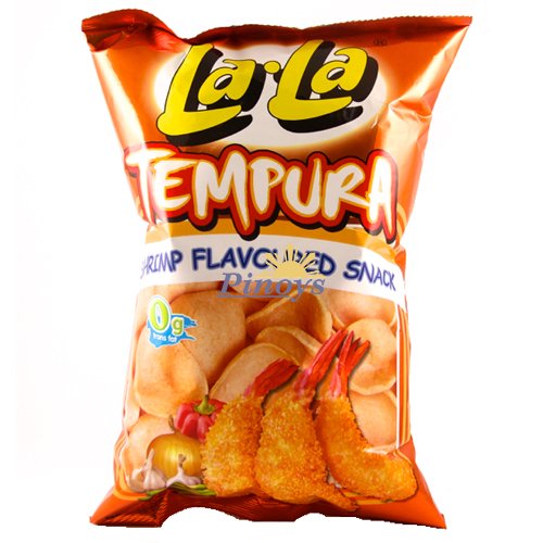 Snack s příchutí krevet v tempuře 100 g - Lala :: Pinoys.cz