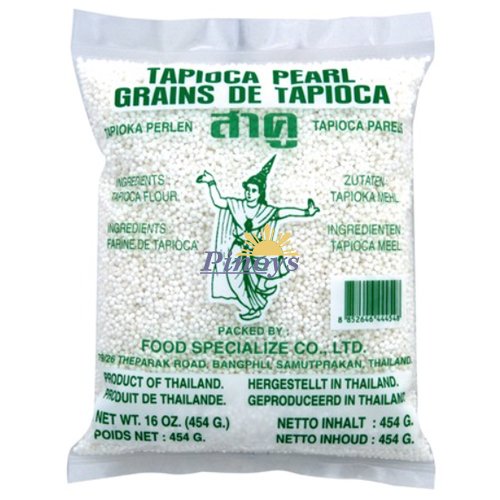 Bílé tapiokové perly, malé 454 g - Thai dancer :: Pinoys.cz