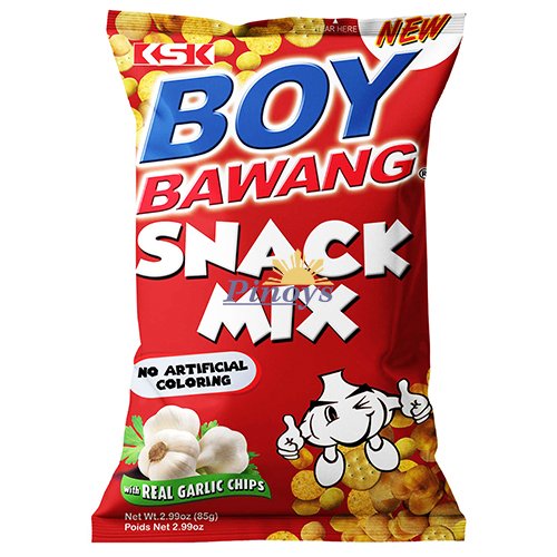 Boy Bawang - Snack Mix with Garlic Flavour 85 g - KSK Food :: Pinoys.eu